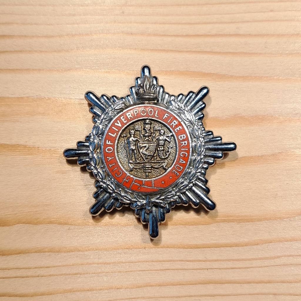 Rainbow Badges/Vintage Liverpool Fire Brigade badge